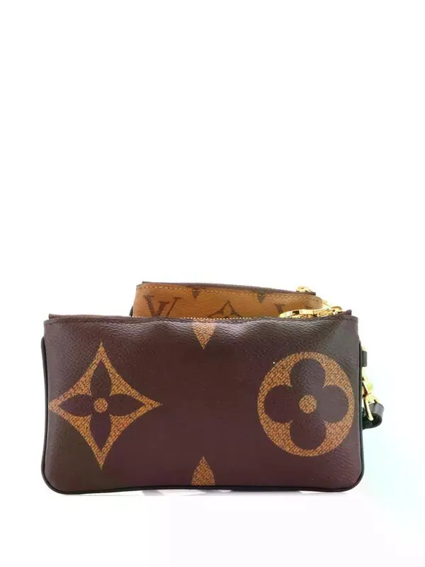 LOUIS VUITTON Trio Pouch Set Reverse Monogram Giant