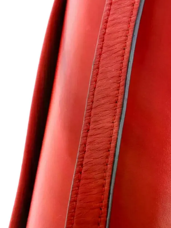 Loewe Barcelona Leather Medium Shoulder Bag - Red