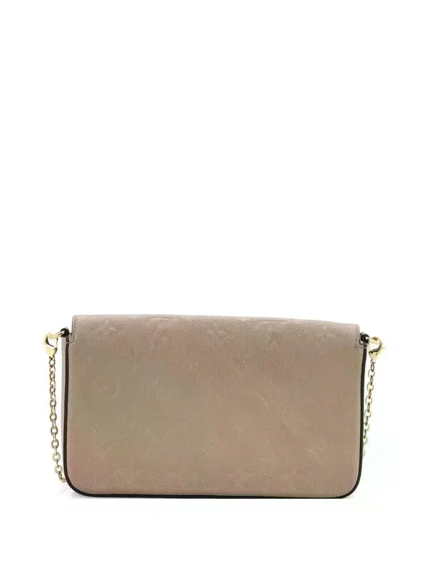 LOUIS VUITTON Felicie Pochette Monogram Empreinte Leather Crossbody Bag - Neutrals