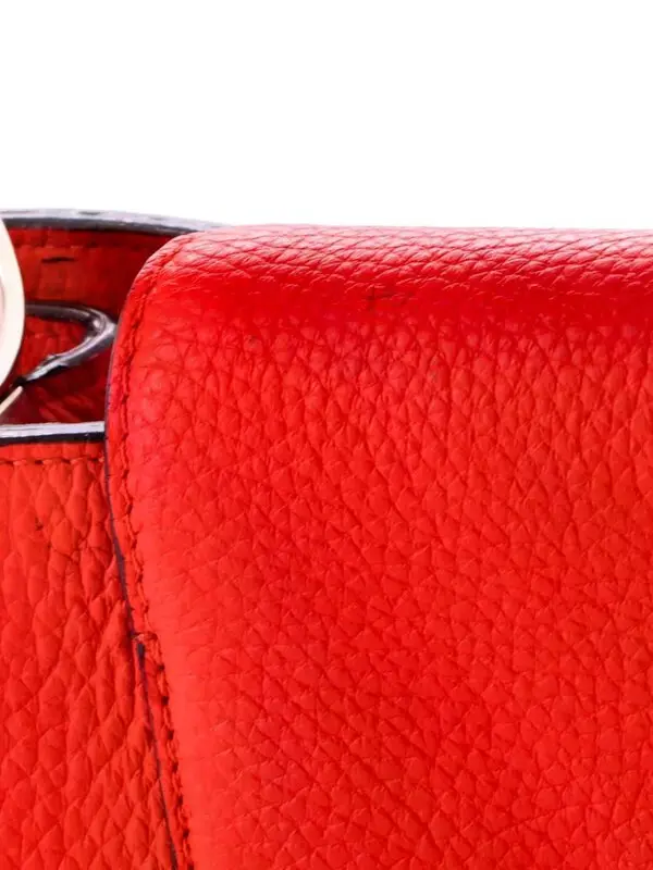 LOUIS VUITTON Capucines Gm Satchel - Red