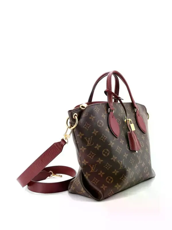 LOUIS VUITTON Flower Zipped Tote Monogram Canvas Mm Shoulder Bag - Brown