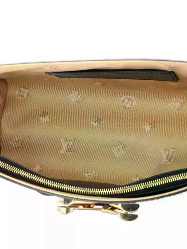 LOUIS VUITTON Flower Chain Twist Convertible Handbag Epi Leather Mm