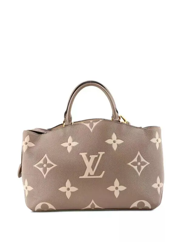 LOUIS VUITTON Petit Palais Bicolor Monogram Empreinte Giant Satchel - Neutrals