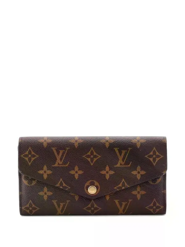 LOUIS VUITTON Sarah Wallet Nm Monogram Canvas Small Wallets - Brown