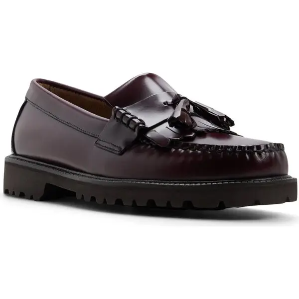 G.H.BASS Layton Leather Penny Loafer - Wine