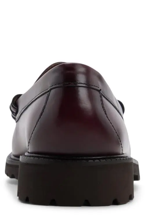 G.H.BASS Layton Leather Penny Loafer - Wine