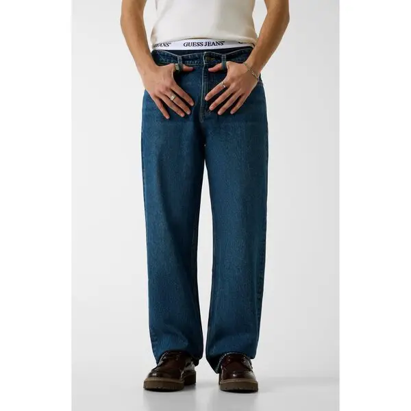 Guess G18 Relaxed Straight Leg Jeans - Blue