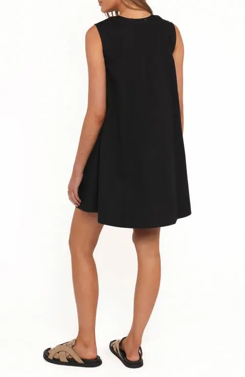 PETAL & PUP Jorah Sleeveless Minidress - Black