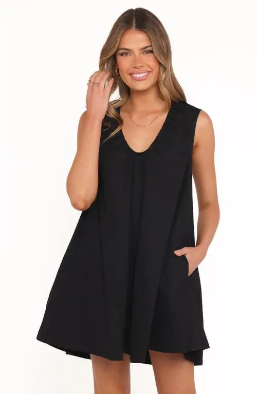 PETAL & PUP Jorah Sleeveless Minidress - Black