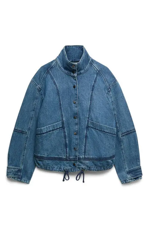 PER UNA BY M&S Denim Bomber Jacket