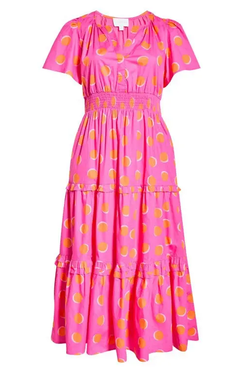 SUGARLIPS Jolene Printed Maxi Dress