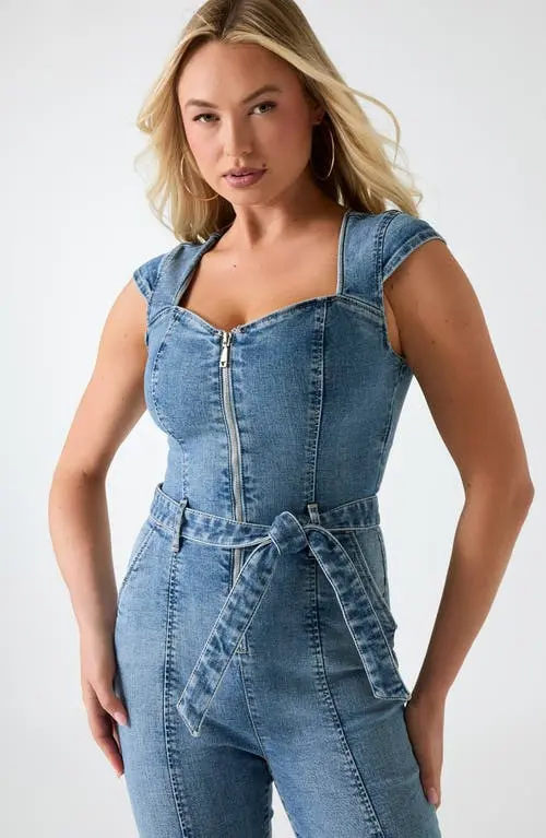 Guess Cassidy Tie Waist Jumpsuit