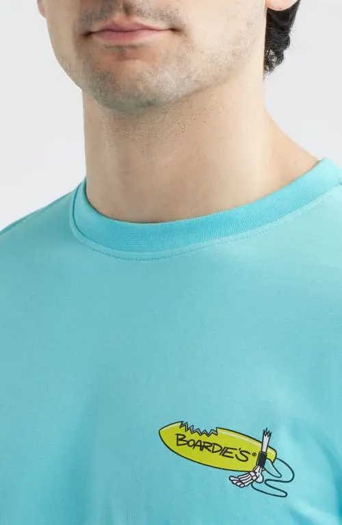 BOARDIES Atlantis Cotton Graphic T-shirt - Blue