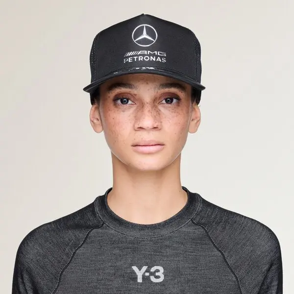 Adidas Y-3 Mercedes-amg Petronas Formula 1 Team Trucker Cap - Black