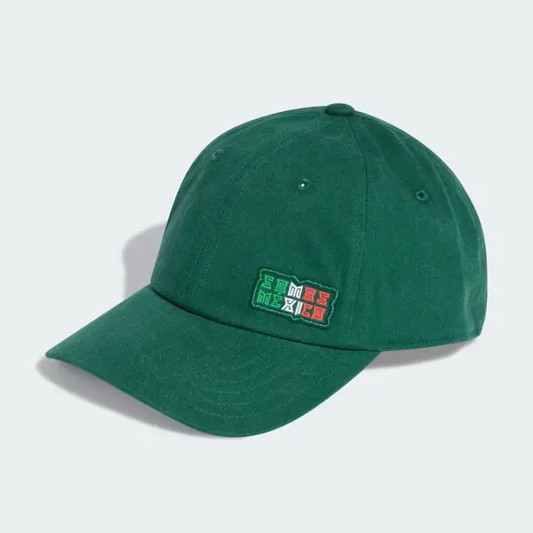 Adidas Mexico 26 Dad Cap - Team Dark Green / White