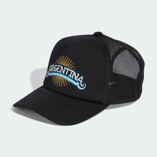 Adidas Argentina 26 Trucker Cap - Black / Icey Blue