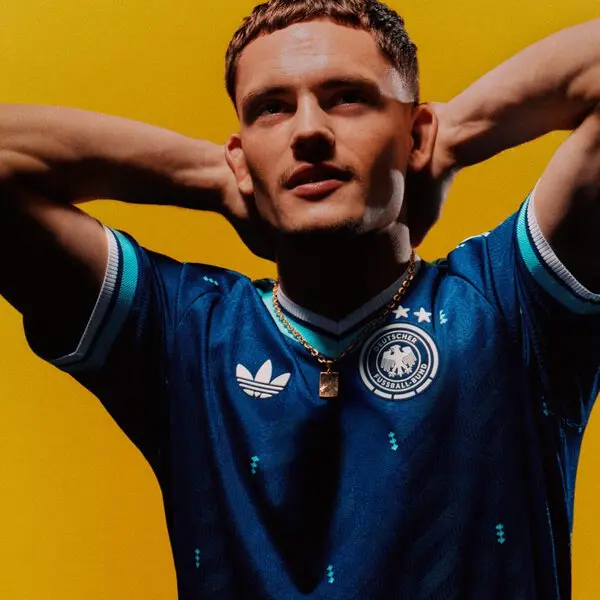 Adidas Germany 26 Away Authentic Jersey - Collegiate Navy