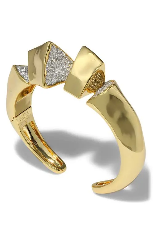Alexis Bittar Solanales Fragment Hinge Cuff Bracelet - Crystals