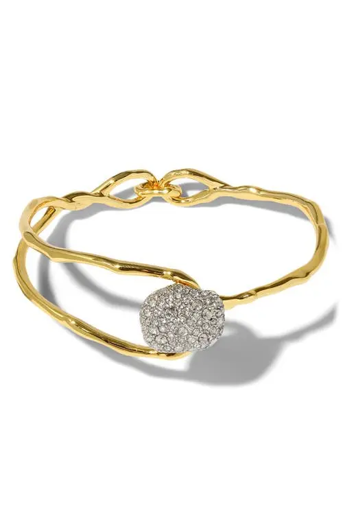 Alexis Bittar Solanales Crystal Pavé Pebble Bangle - Crystals