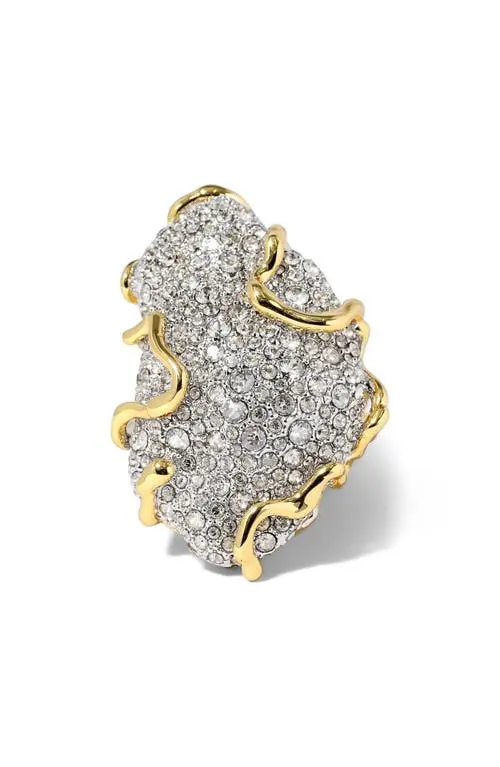 Alexis Bittar Solanales Pavé Pebble Ring - Crystals