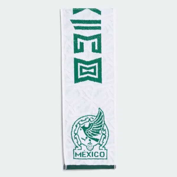 Adidas Mexico 26 Away Soccer Towel - White / Bold Green