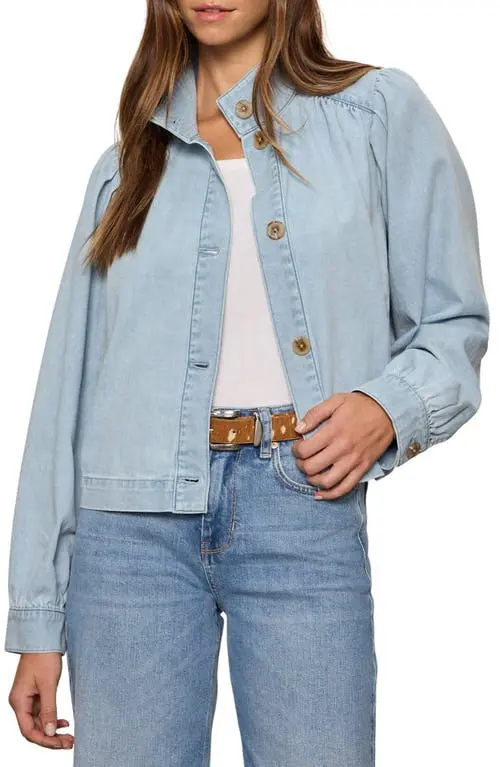 Sanctuary Puff Sleeve Denim Jacket