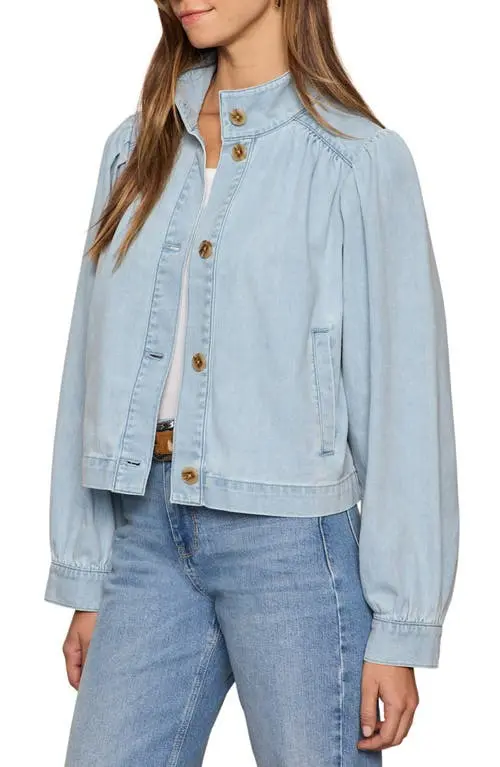 Sanctuary Puff Sleeve Denim Jacket