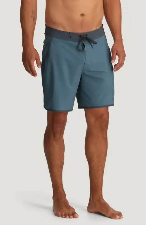 FREE FLY Dawn Patrol Board Shorts - Pacific Blue