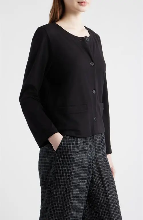 Eileen Fisher Stretch Organic Cotton Jacket