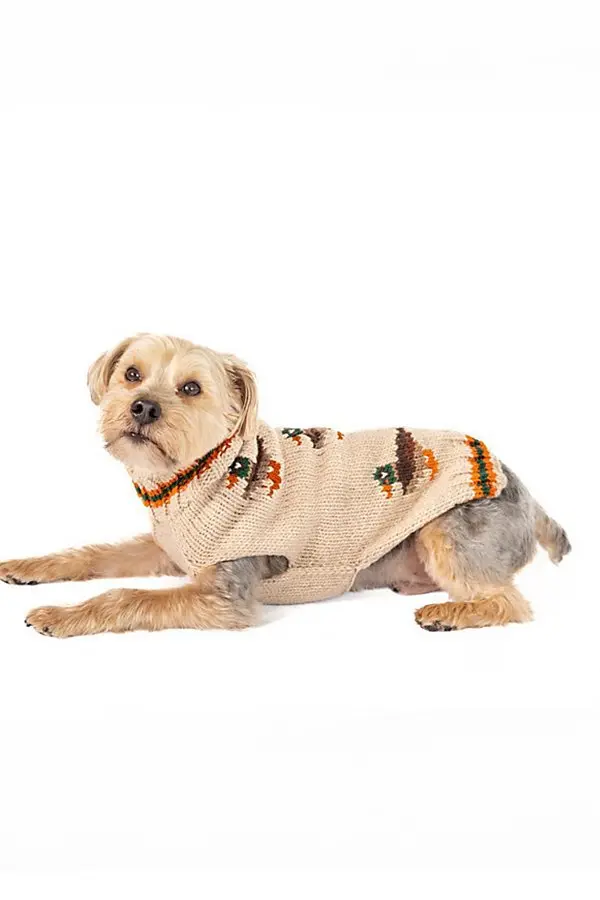 CHILLY DOG Lucky Duck Dog Sweater