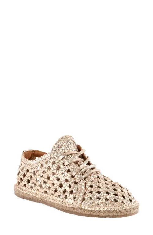 Seychelles Gemini Woven Espadrille - Gold