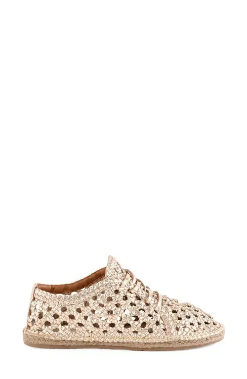 Seychelles Gemini Woven Espadrille - Gold