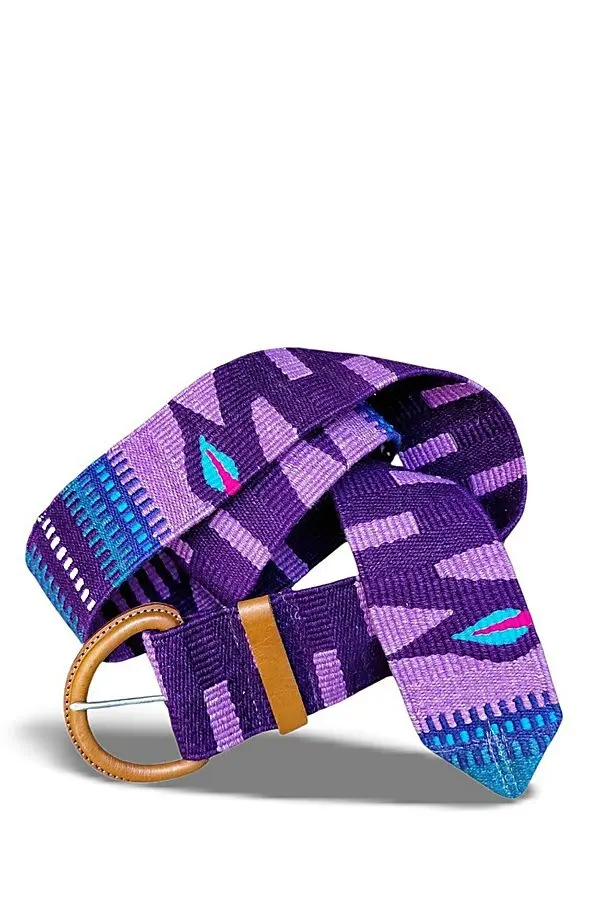 GARBAGE SOUP Vintage Handwoven Guatemalan Belt - Multicolor