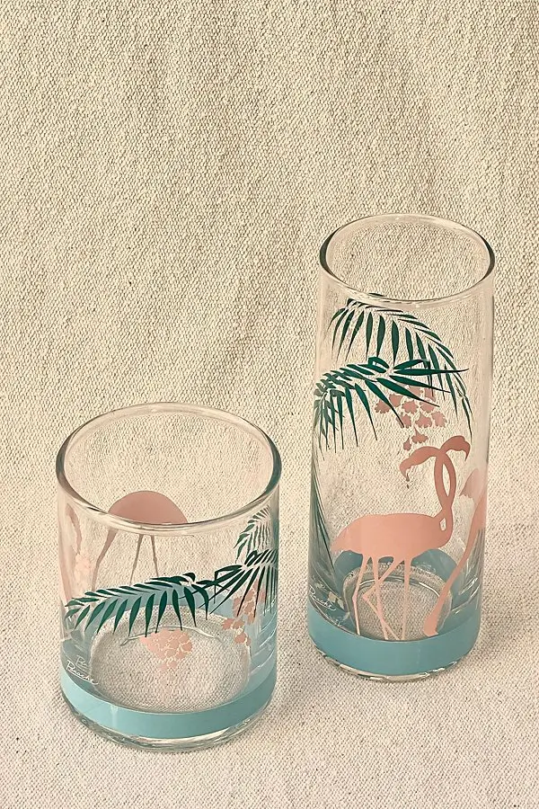 BOHHAUS Panache Flamingo Glass Set Selected By