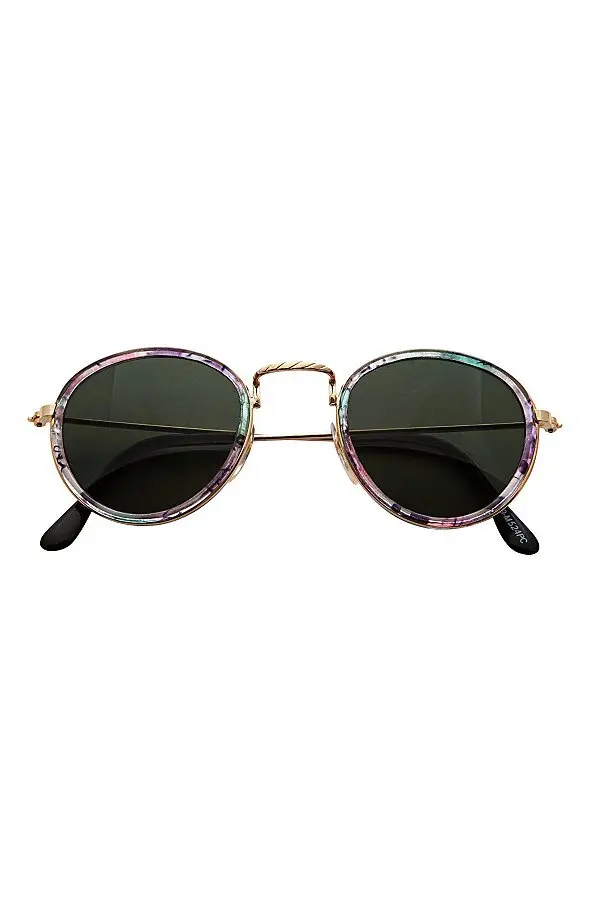 SUNGLASS MUSEUM Vintage Dakota Sunglasses - Multicolor
