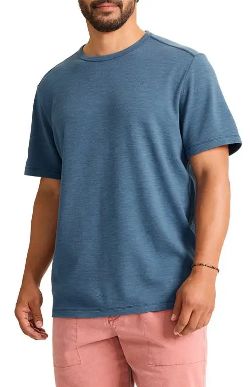 Tommy Bahama Sand Wave Slub Cotton Blend T-shirt - Blue Note