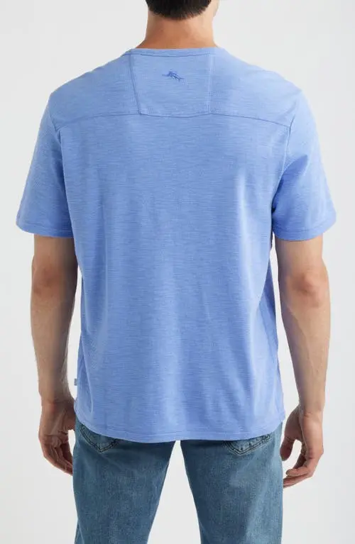 Tommy Bahama Sand Wave Slub Cotton Blend T-shirt - Grape Pools