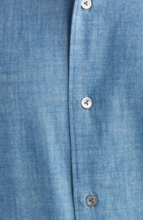 Zanella Bassano Chambray Button-up Shirt