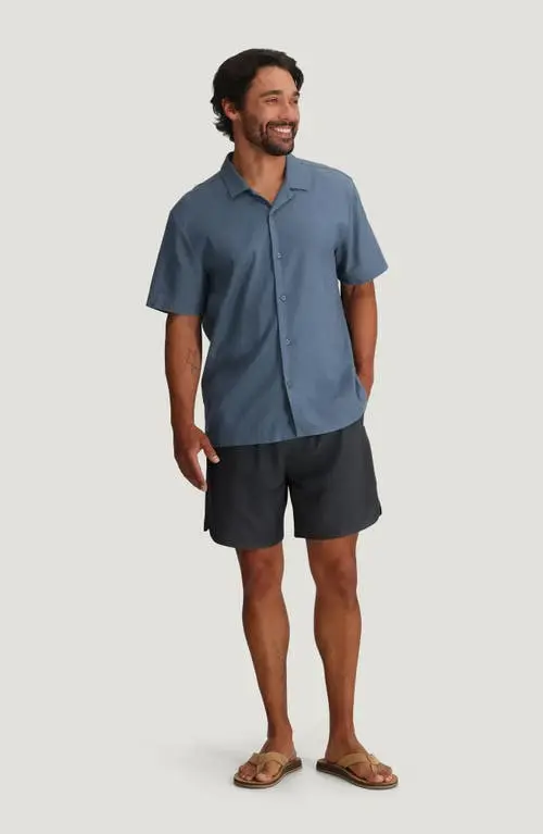 FREE FLY Lined Hybrid Shorts - Anthracite