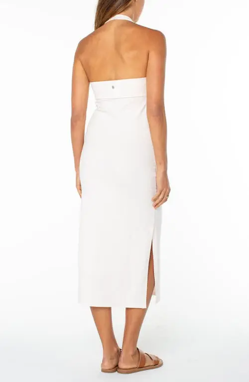 Roxy Stretch Cotton Midi Dress - Dew