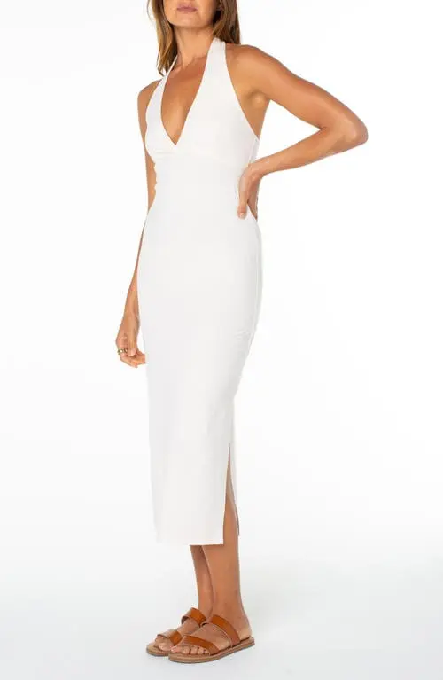 Roxy Stretch Cotton Midi Dress - Dew