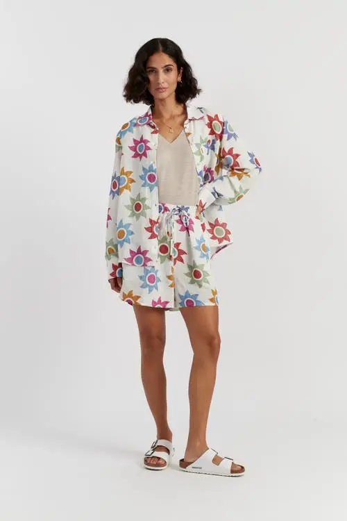 Chinti & Parker Cotton Sol Shorts