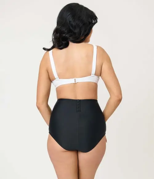 Unique Vintage High-waisted Louise Bikini Bottom