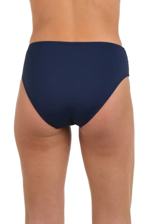 La Blanca Mid-rise Shaping Bikini Bottom