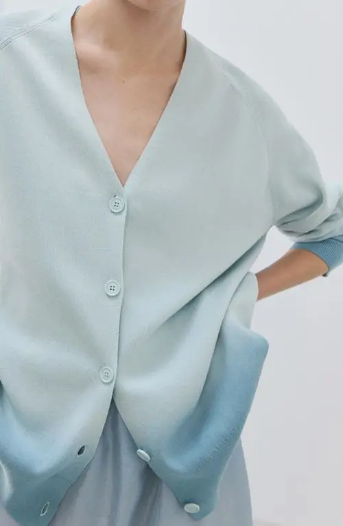 Mango Ombré Cotton Lounge Cardigan