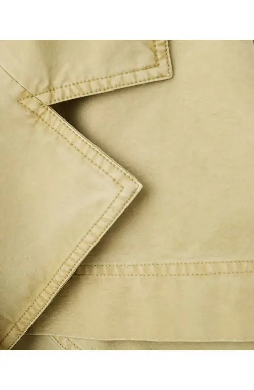 Mango Belted Denim Jacket