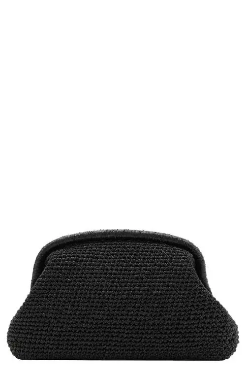 Mango Metallic Frame Clutch