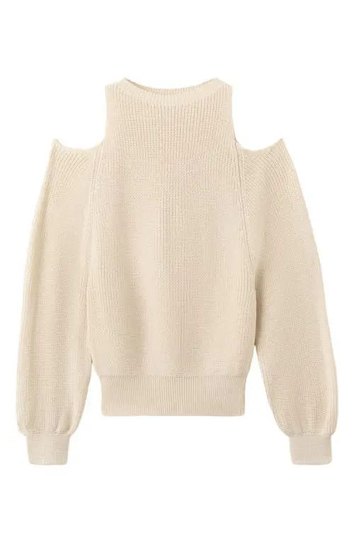 Mango Cold Shoulder Sweater