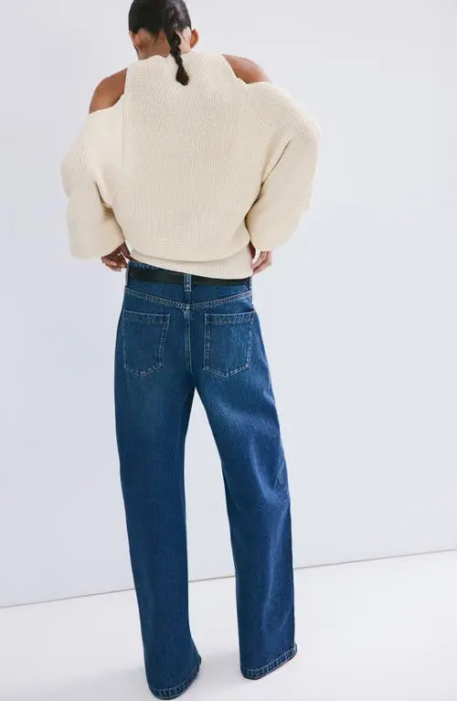 Mango Cold Shoulder Sweater