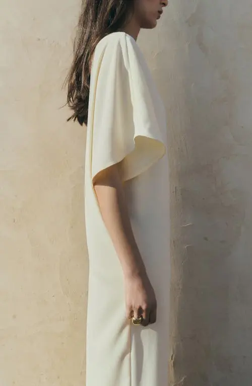 Mango Asymmetric Column Dress